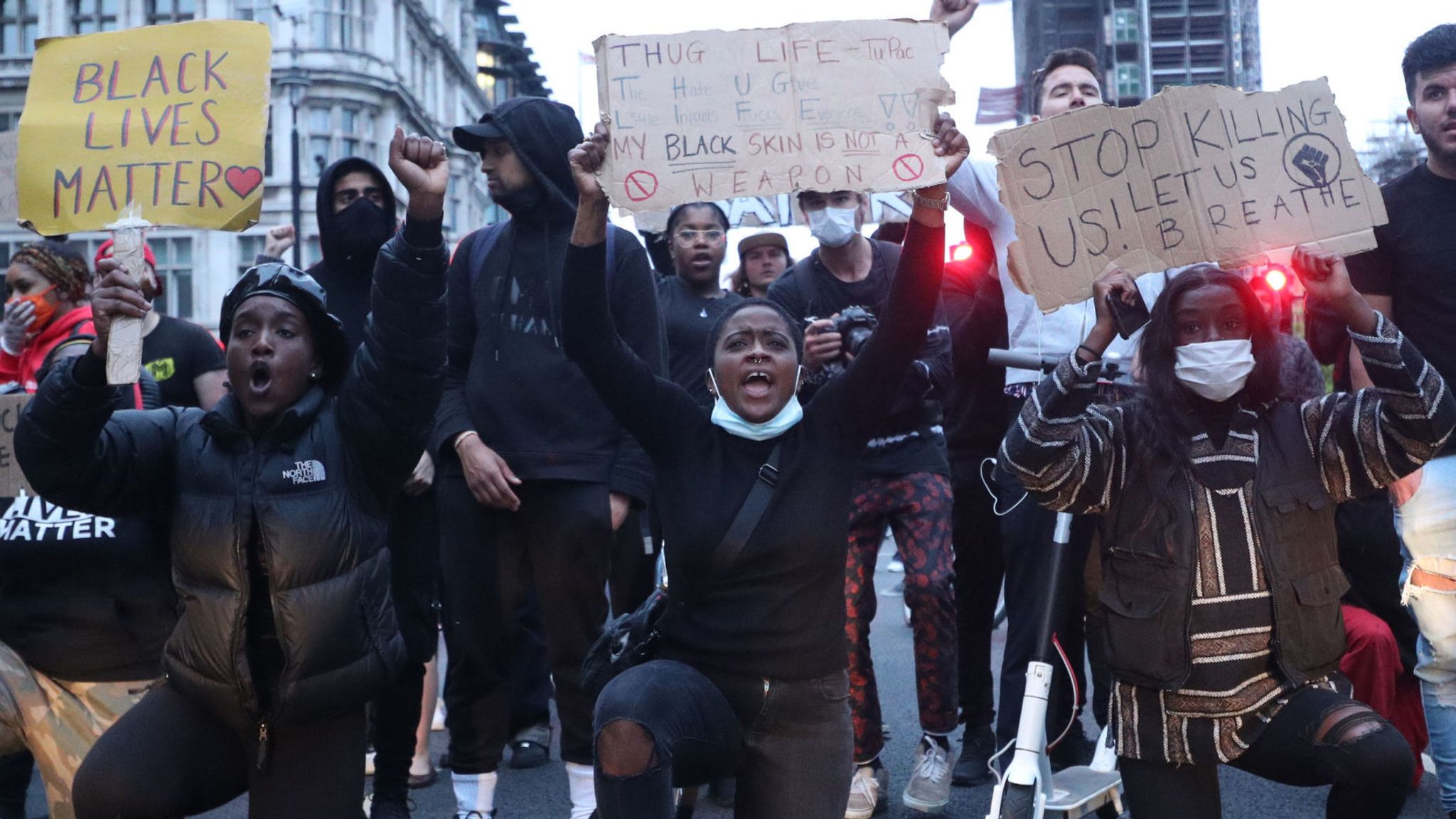 Black Lives Matter London protests: Scuffles with police mar mainly ...