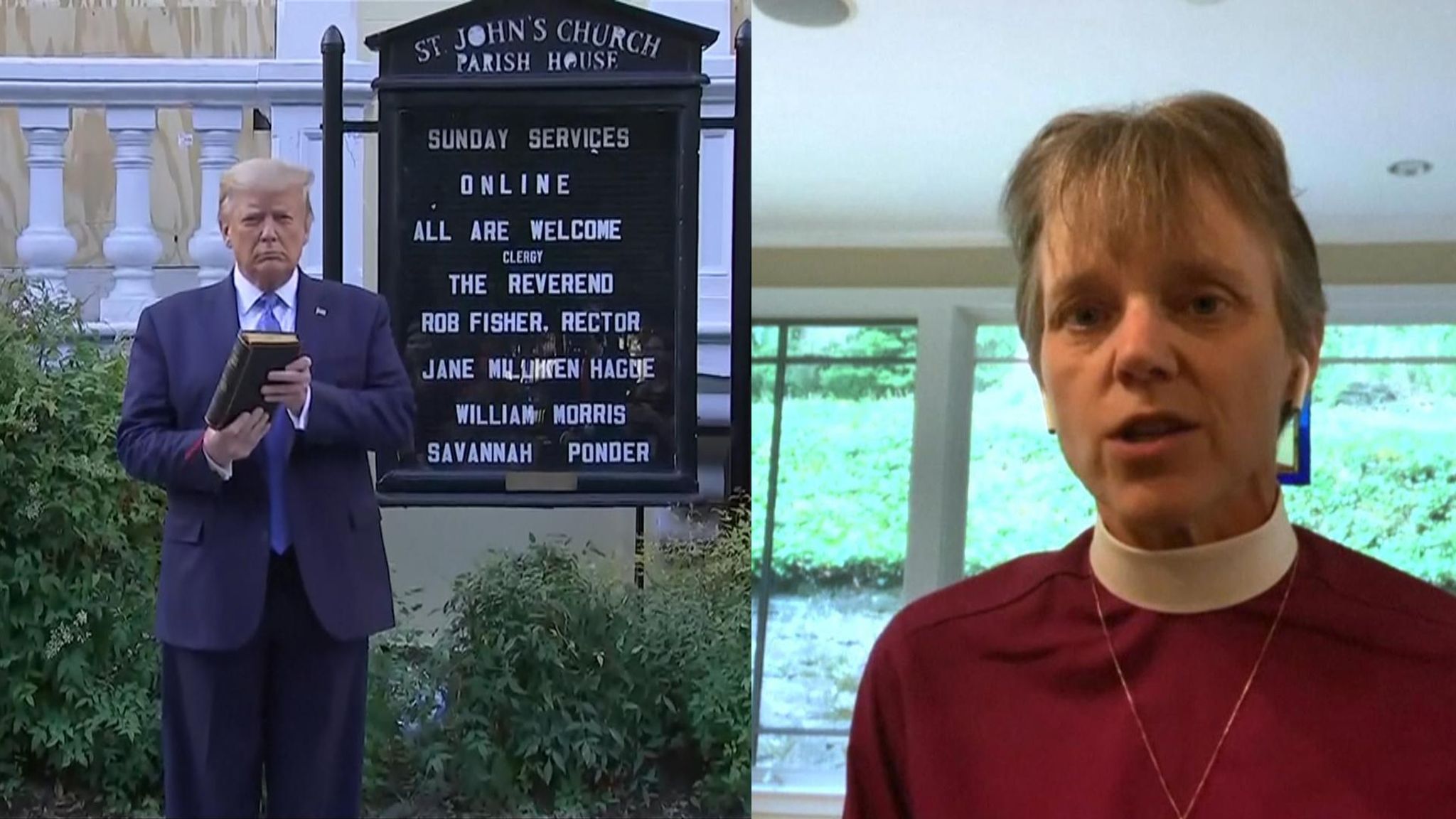 George Floyd death: Bishop 'deeply disappointed' over Trump photo-op ...