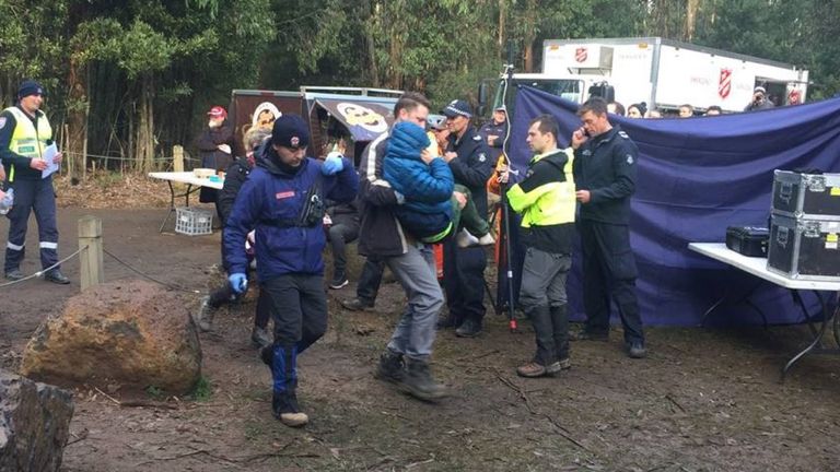 William Callaghan: Autistic boy found alive after being lost for two ...