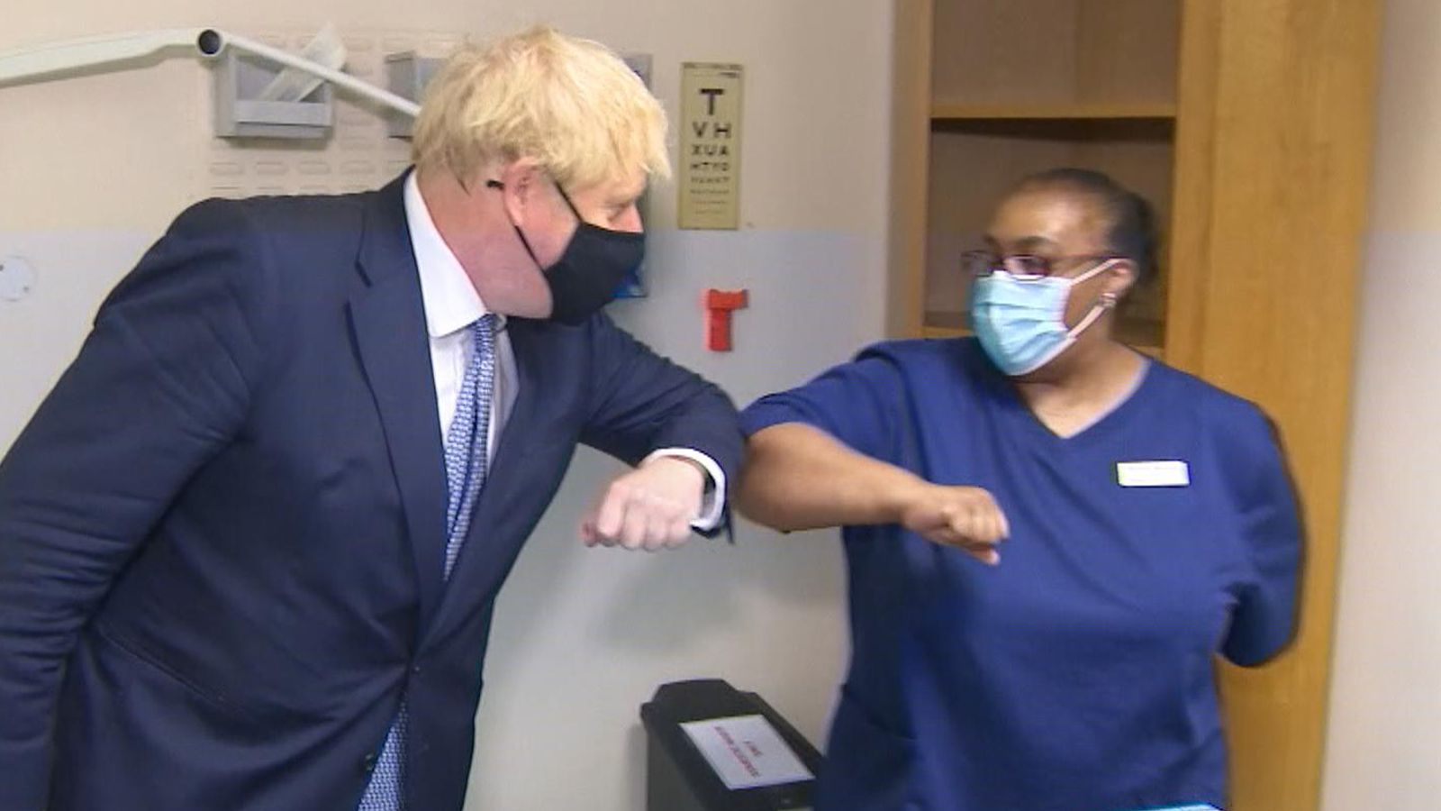 Coronavirus: Boris Johnson hit out at anti-vaxxers on a visit to a GP ...