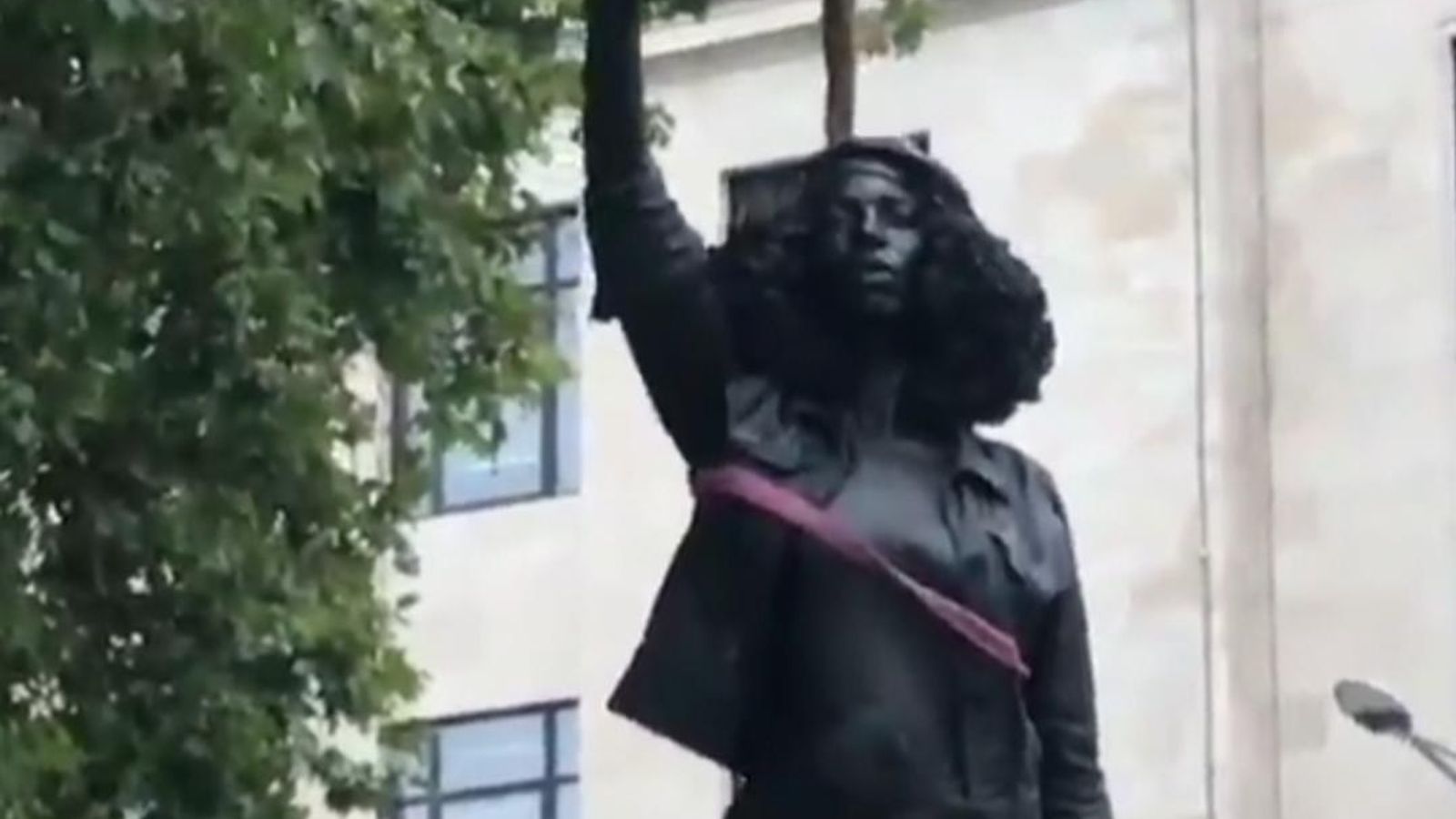 Black Lives Matter statue of Jen Reid removed from Edward Colston ...