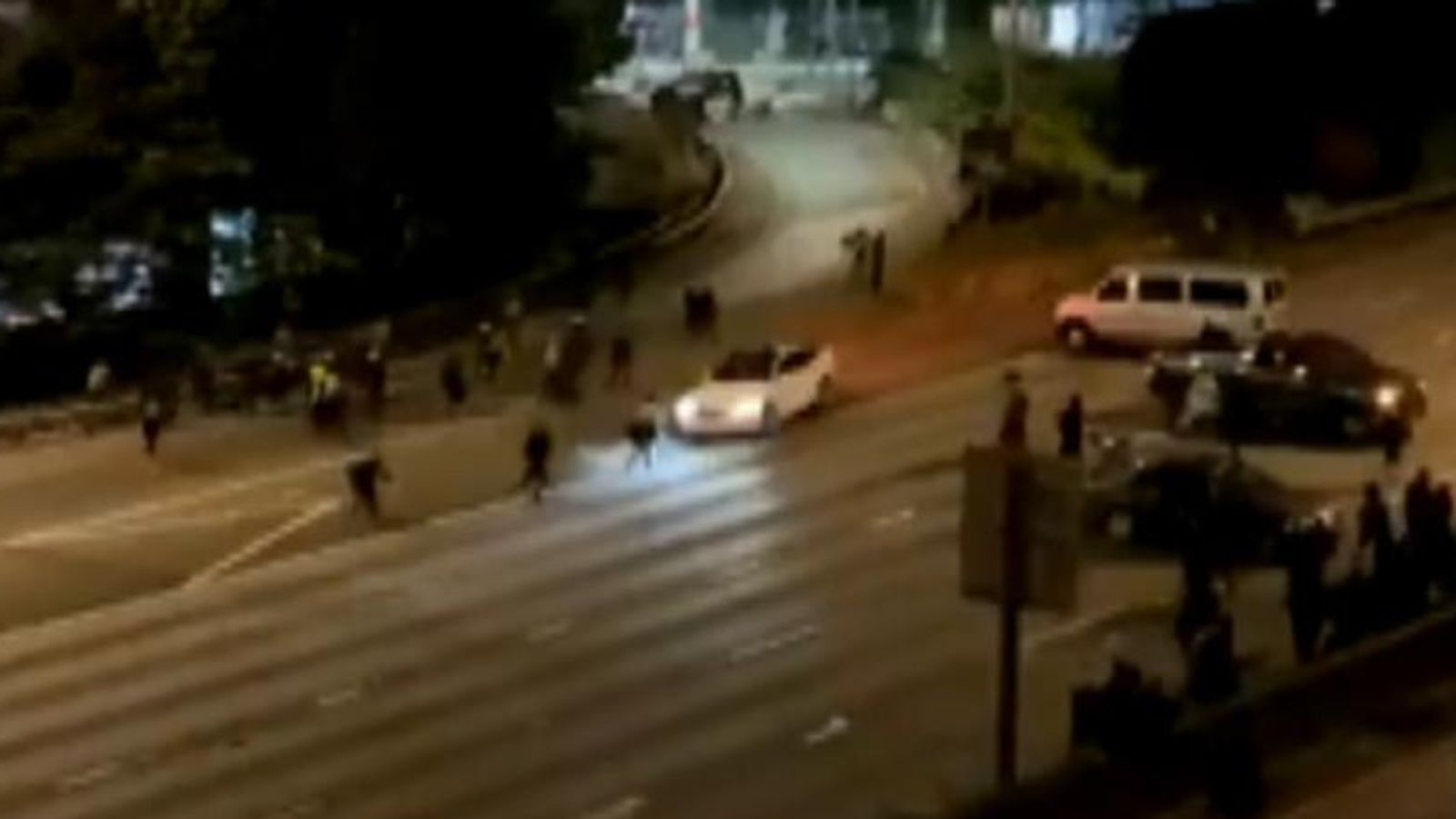 Black Lives Matter: Moment before car ploughs into protesters in ...