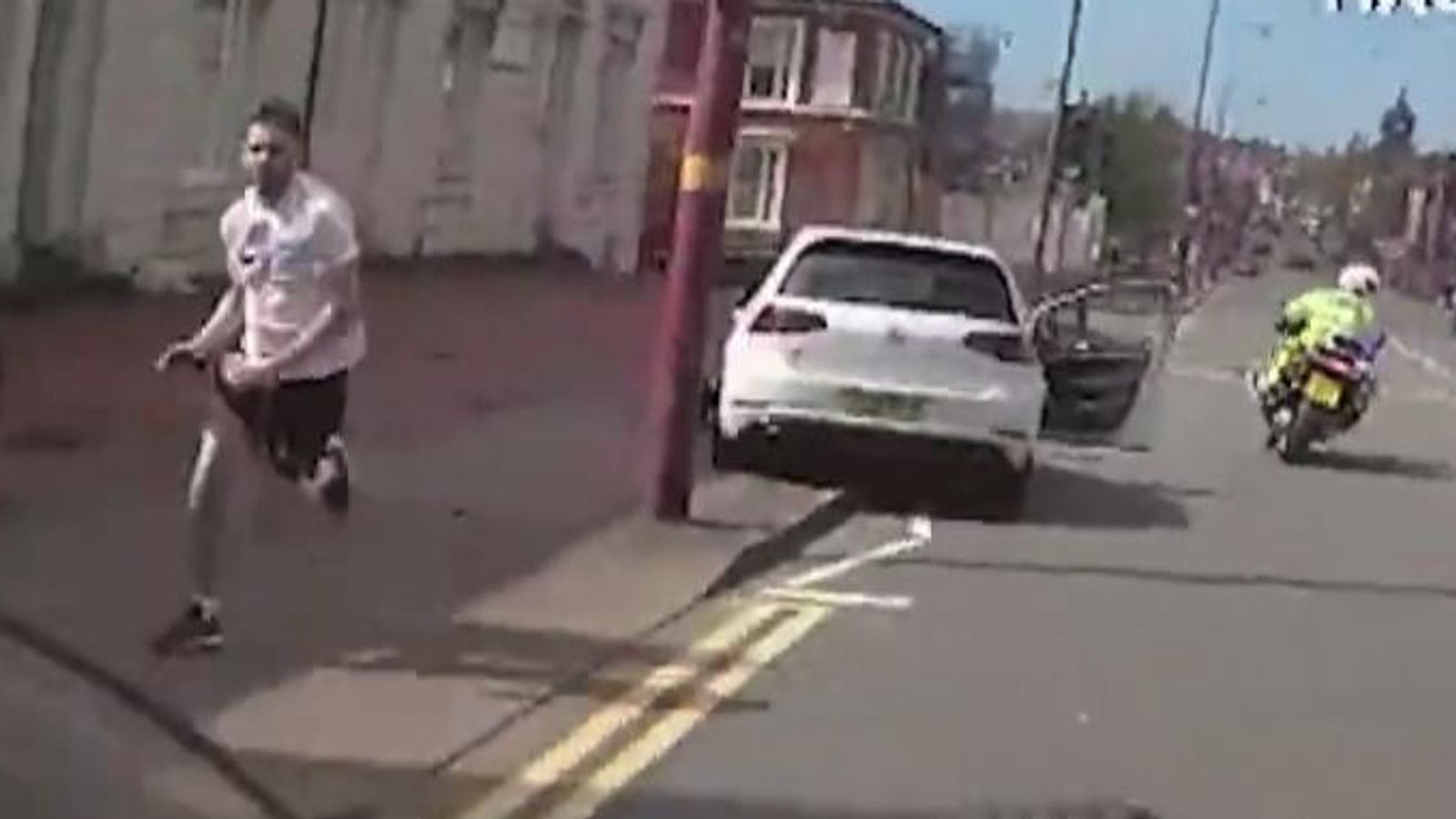 Dangerous driver jailed after 100mph chase | UK News | Sky News