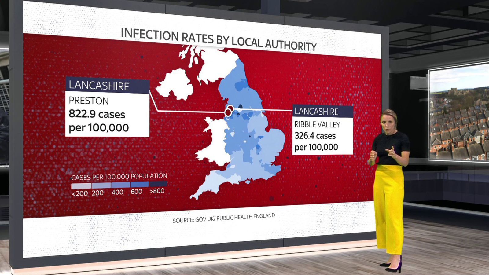 The cities most likely to be locked down | News UK Video News | Sky News