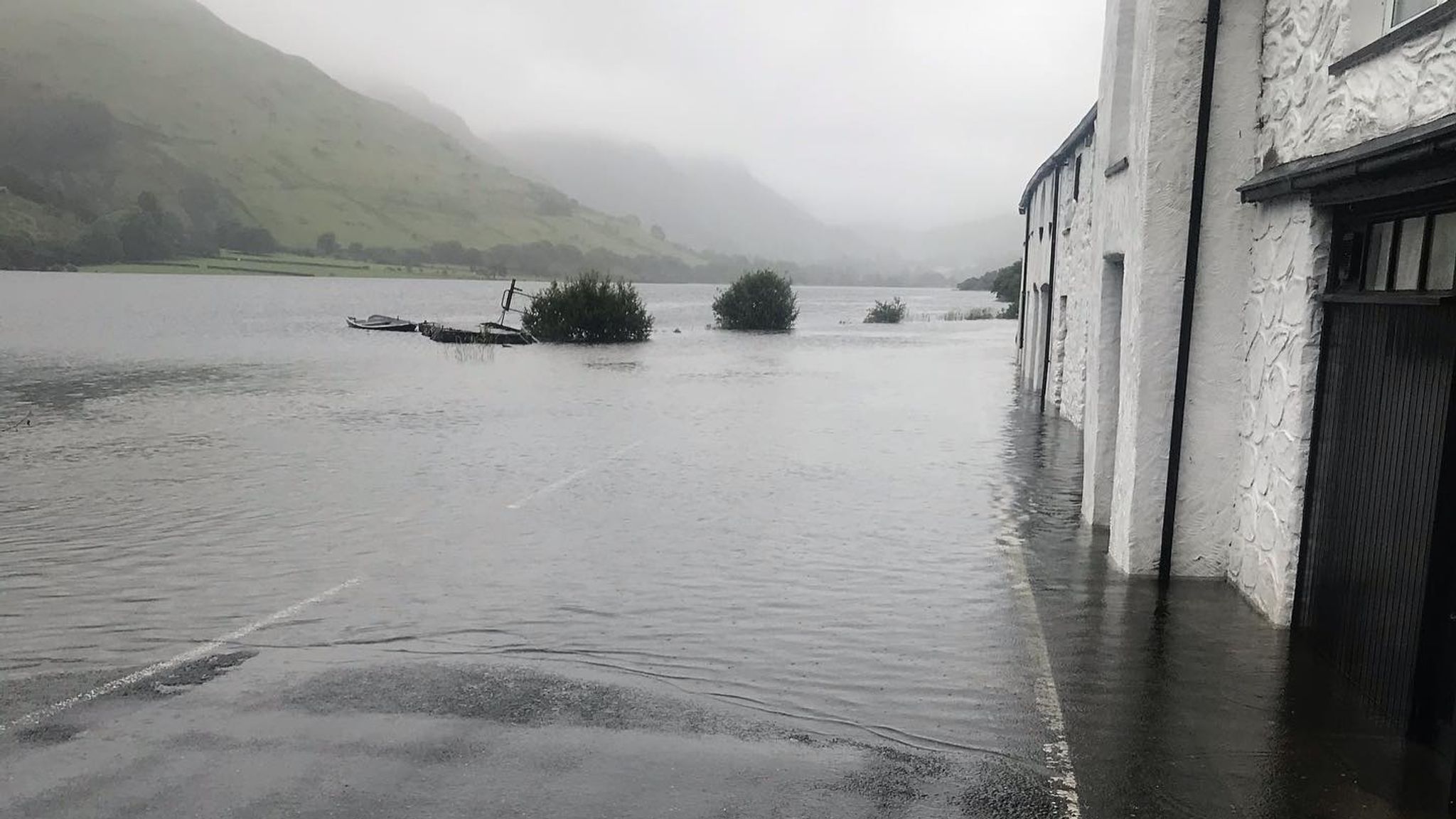 Flooding hits parts of Wales after hours of torrential rain | UK News ...