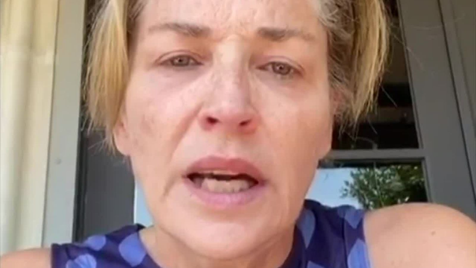 Coronavirus: Sharon Stone urges people to vote for Biden over Trump ...