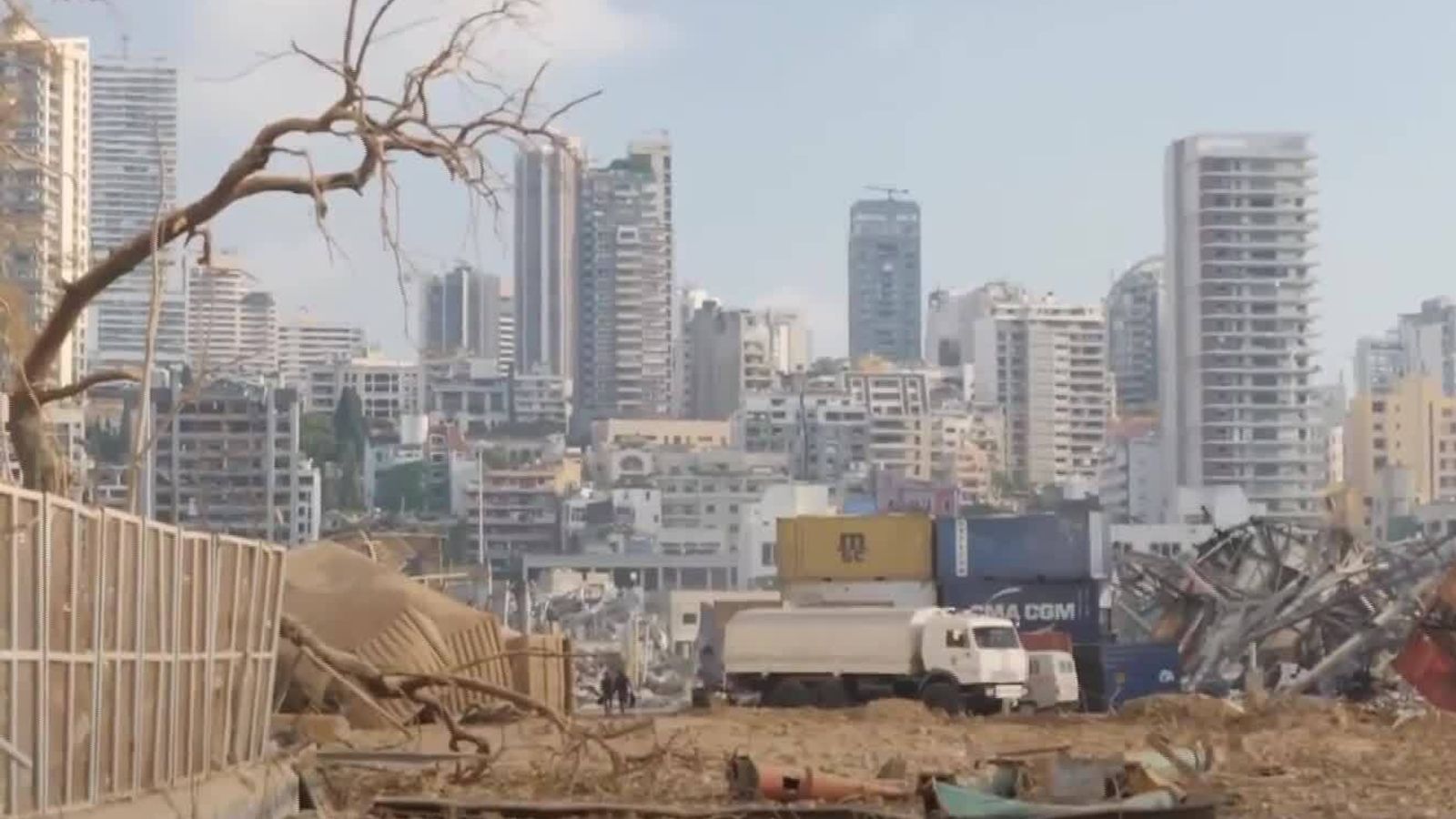 First look at explosion site in Beirut as rescuers search for survivors ...