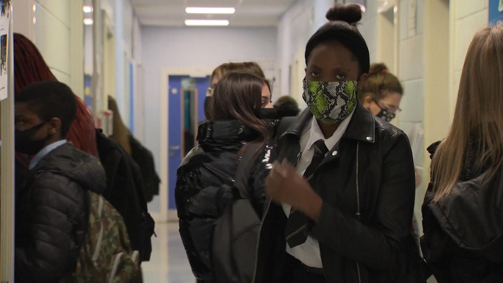 Coronavirus: Scottish pupils 'glad face masks are making them safer' at ...