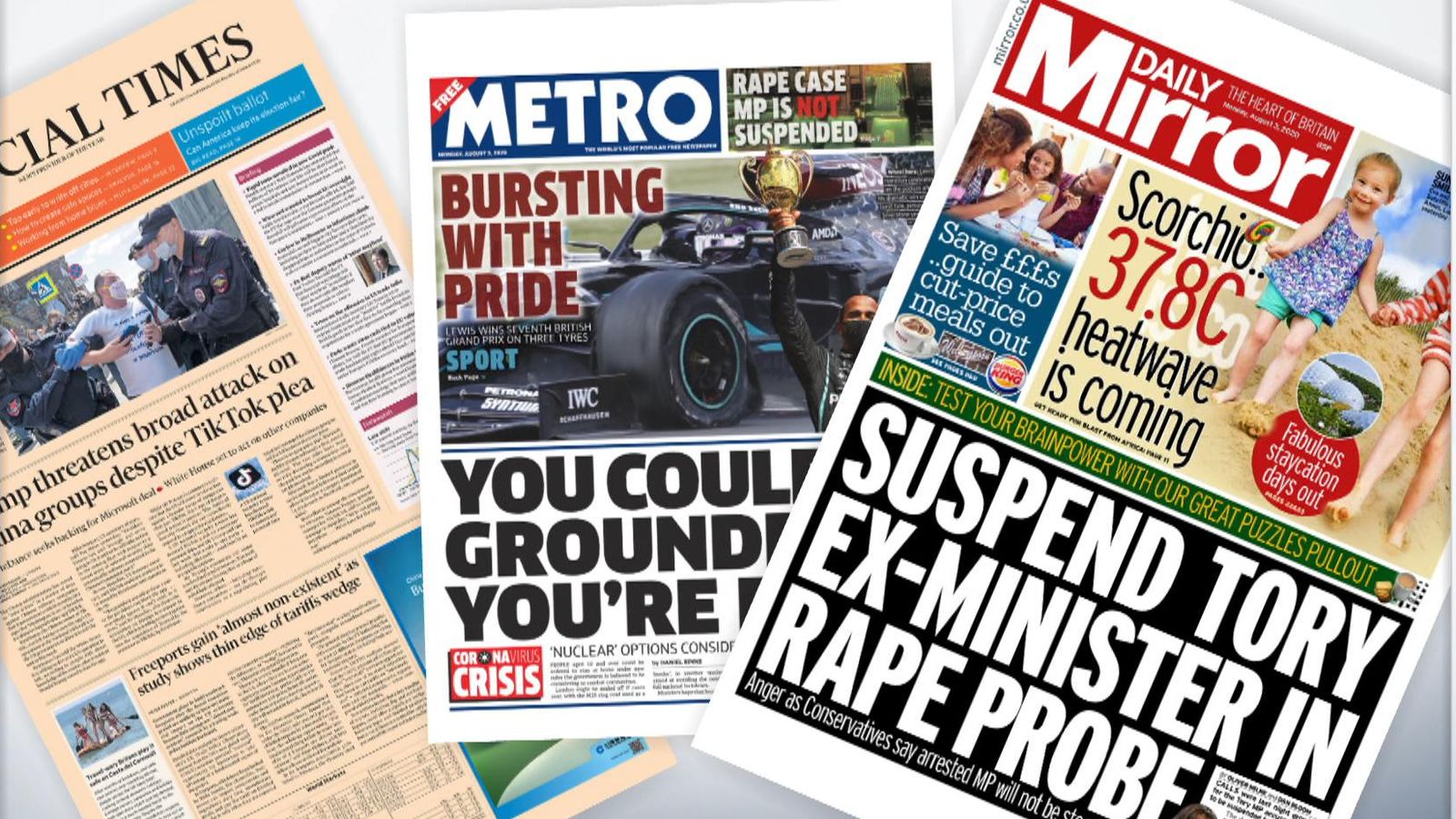 Monday's national newspaper front pages | Rumor Theory