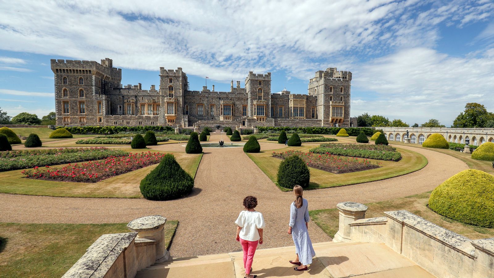 Windsor Castle opens terrace garden to public for first time since ...