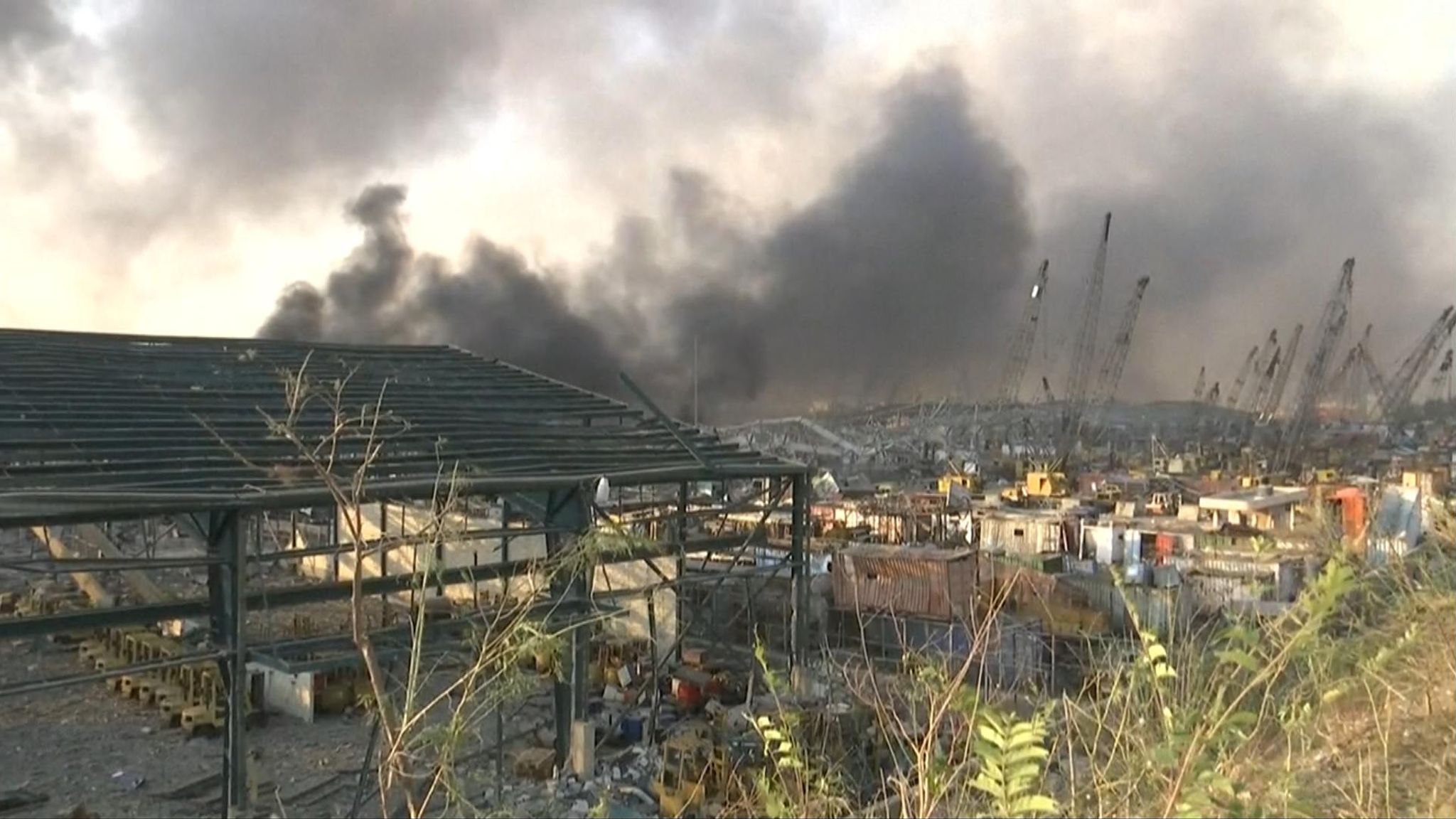 Beirut: Pictures capture huge blast and aftermath in Lebanese capital ...