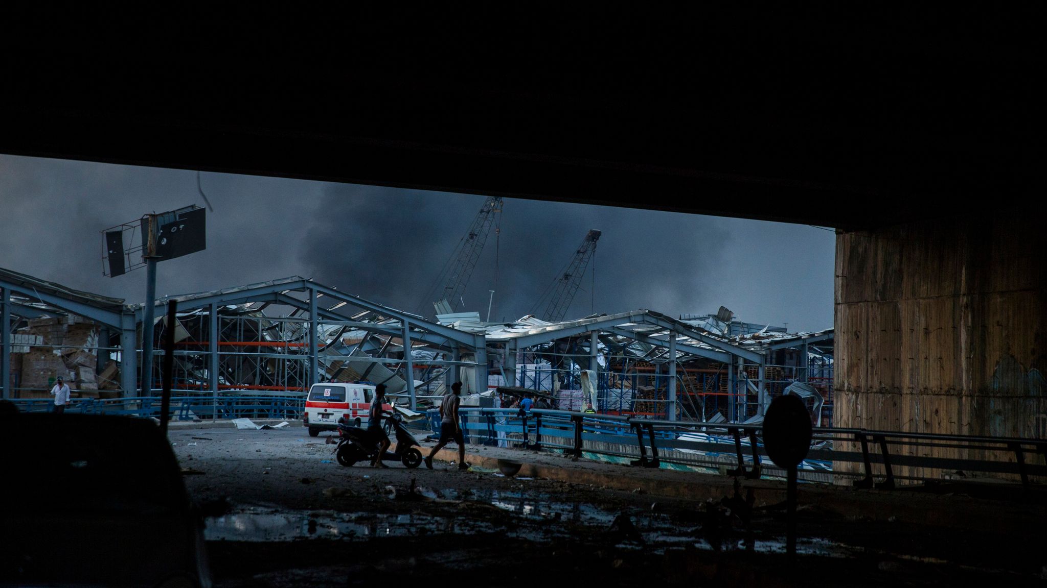 Beirut: Pictures capture huge blast and aftermath in Lebanese capital ...