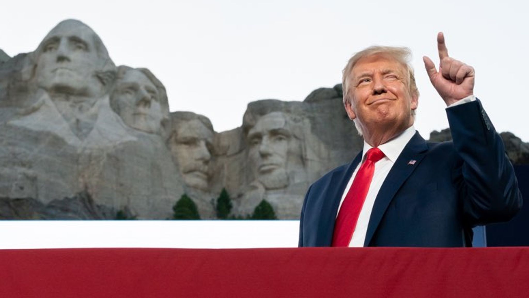 Donald Trump says 'it sounds like a good idea' for his face to be ...