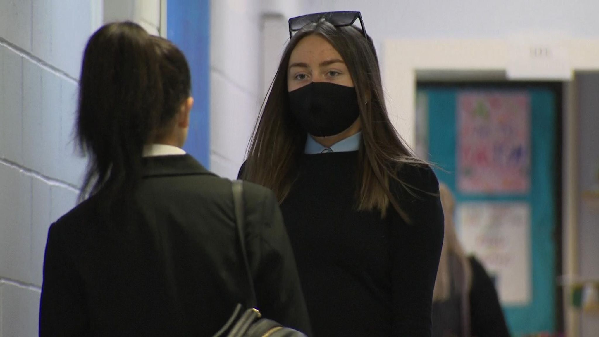 Coronavirus: Scottish pupils 'glad face masks are making them safer' at ...