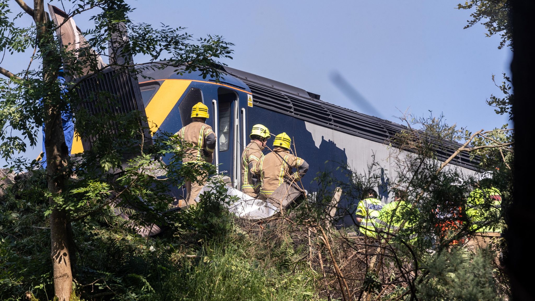 Stonehaven crash: Train hit landslip and slid off track for 90 metres ...