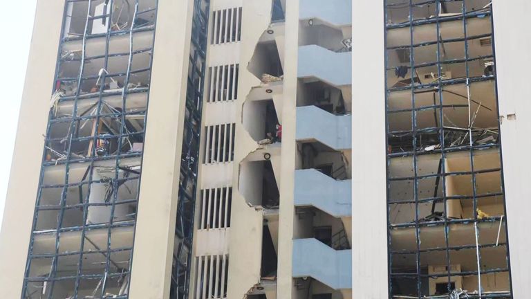 Beirut's buildings left crumbling after blast | News UK Video News ...