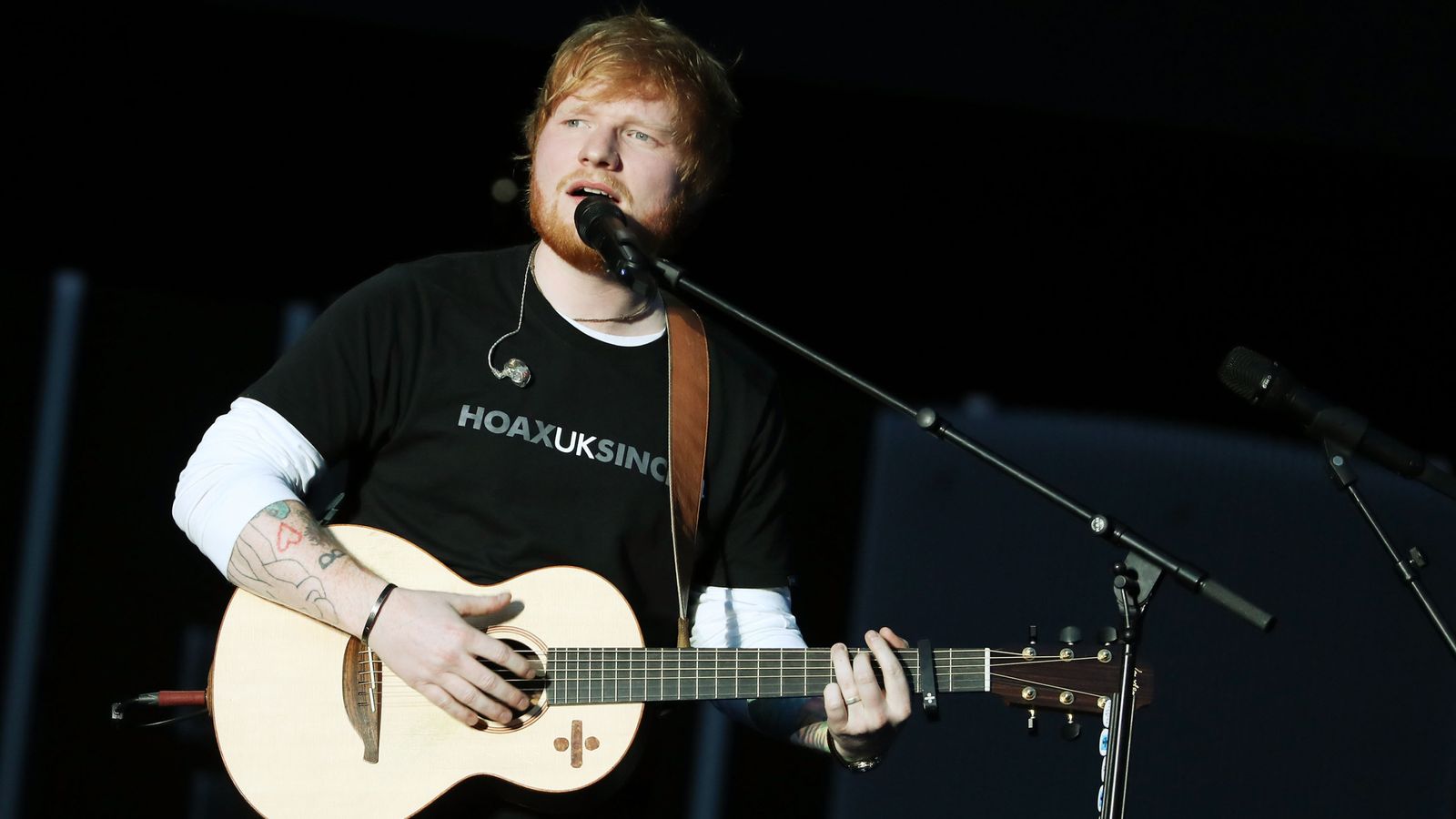 Ed Sheeran Among Stars Sharing Unseen Gig Footage To Raise Funds For