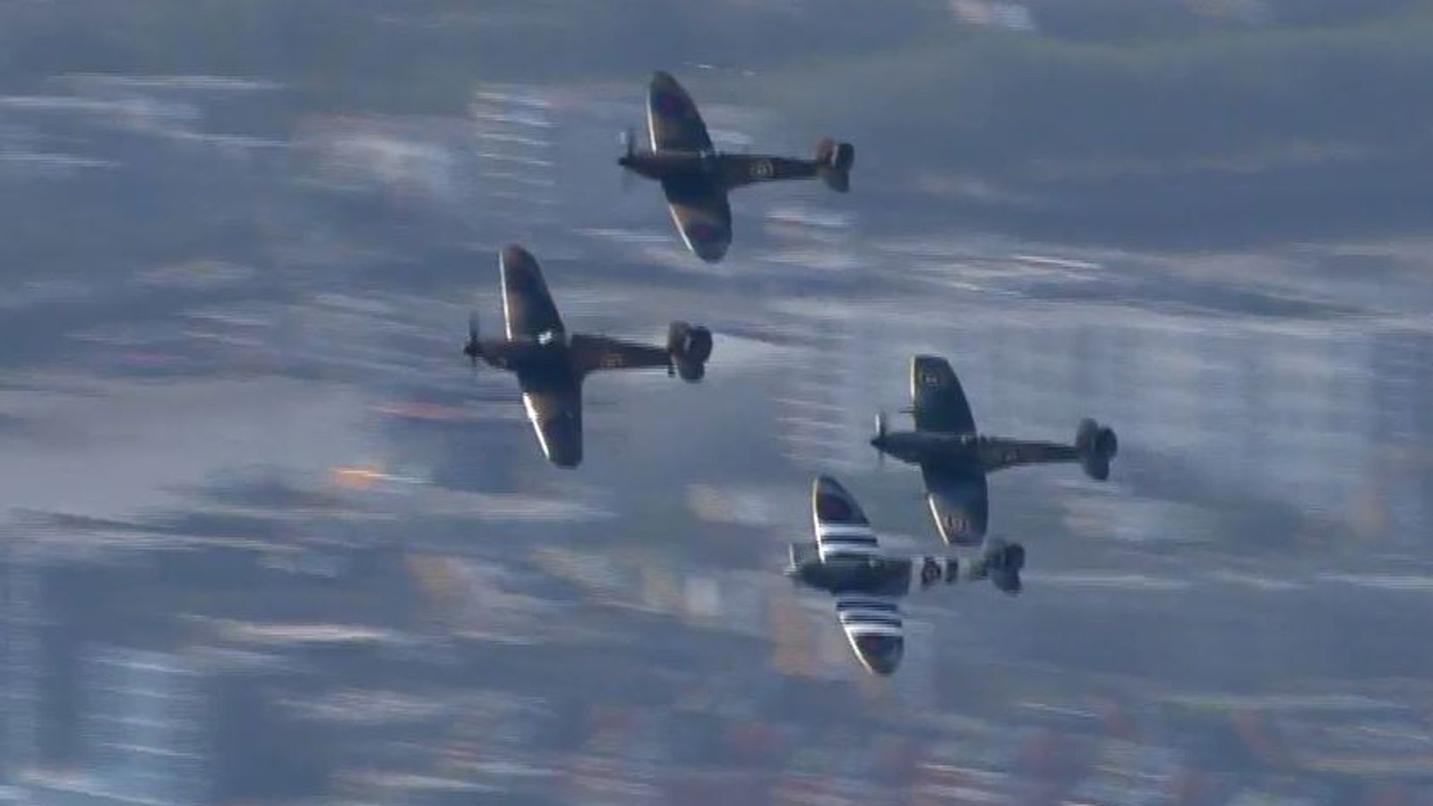 80th anniversary of Battle of Britain commemorated with Spitfire and ...