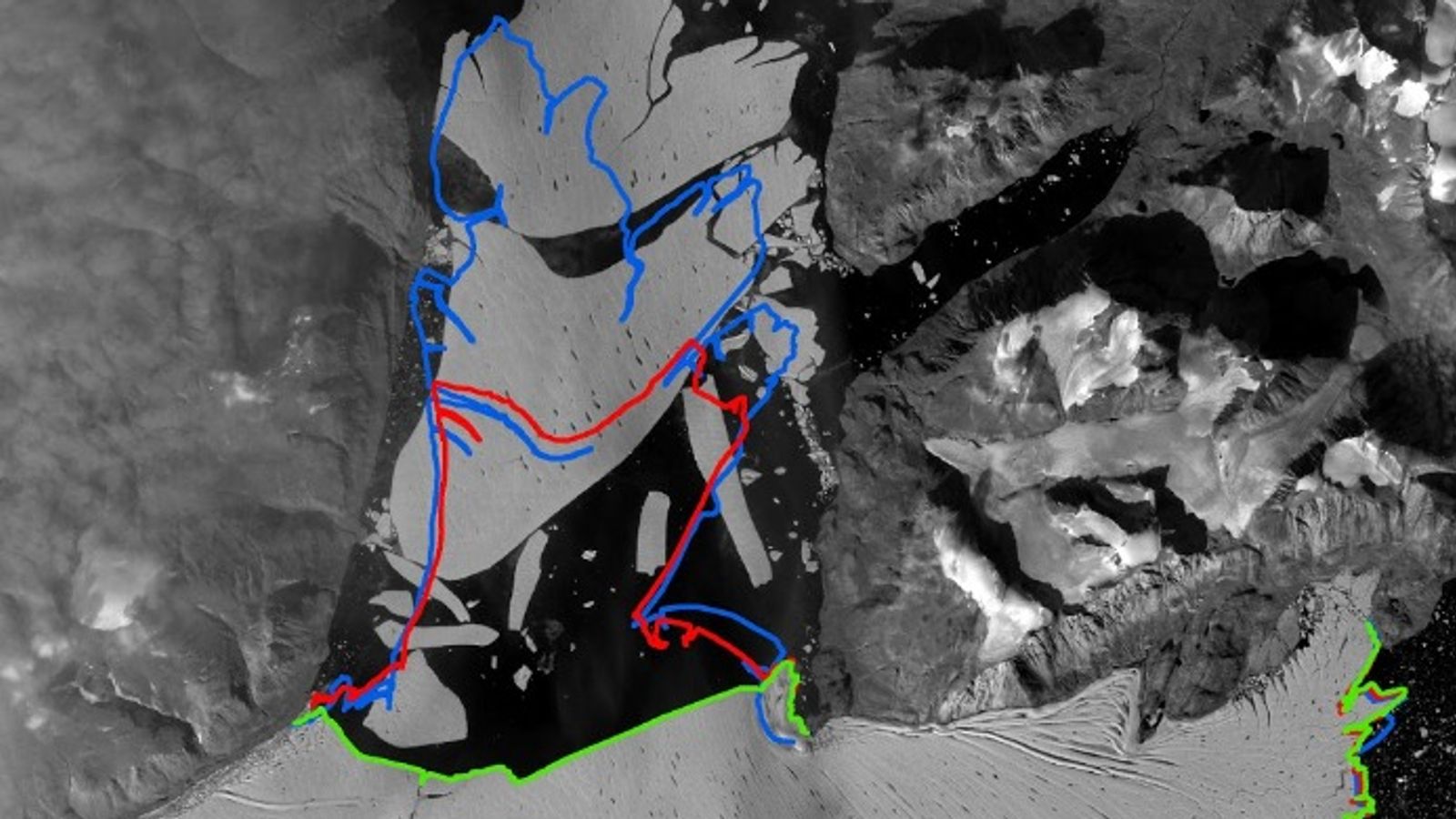Climate change: Huge block breaks away from Arctic's largest remaining ...