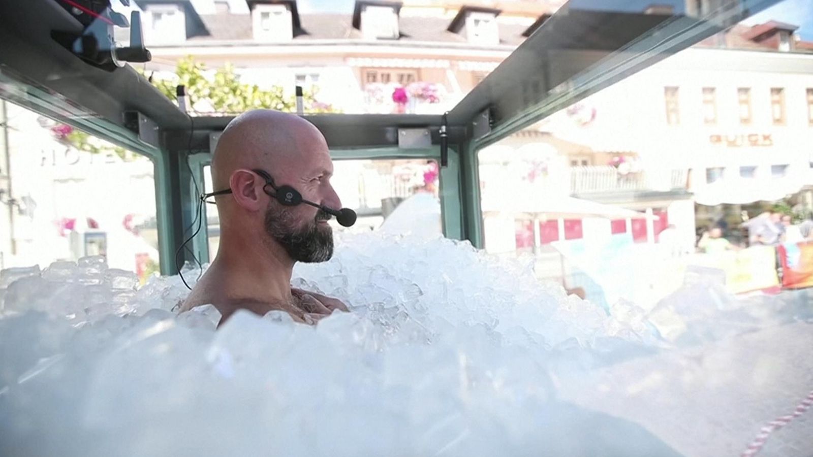 Brrrrilliant! Austrian man beats ice box world record | World News ...