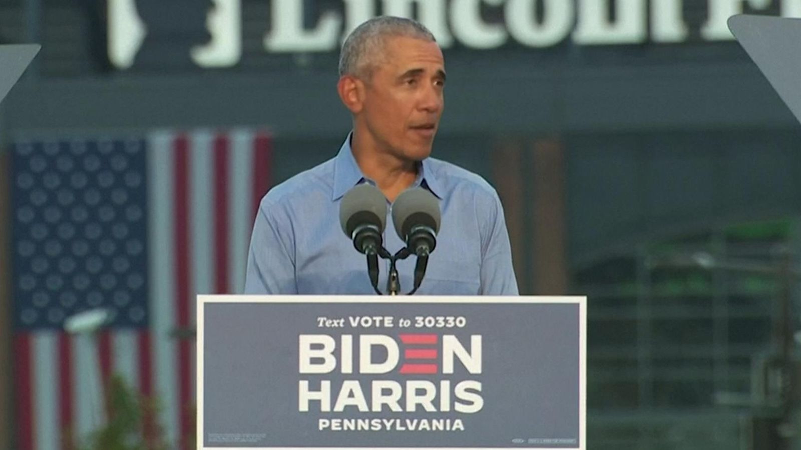 US election 2020: Barack Obama says he left Donald Trump 'a pandemic ...