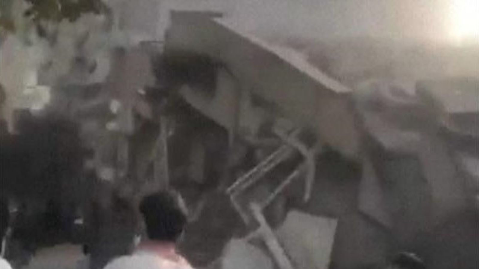 Huge plumes of dust thrown up by collapsing buildings | World News ...