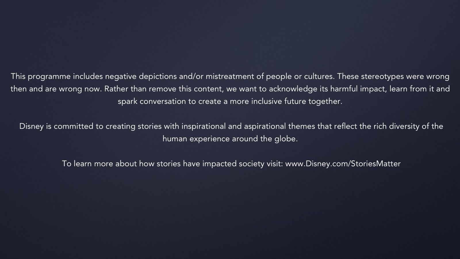 Disney warns viewers about racist stereotypes in classic films on ...