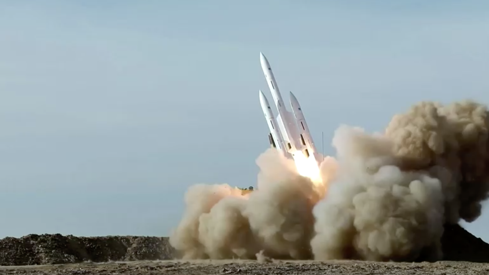 Iran tests ground-to-air missile systems | World News | Sky News