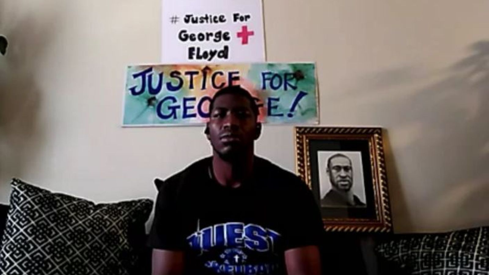 Black History Month: George Floyd's son 'can't stop watching' the video ...