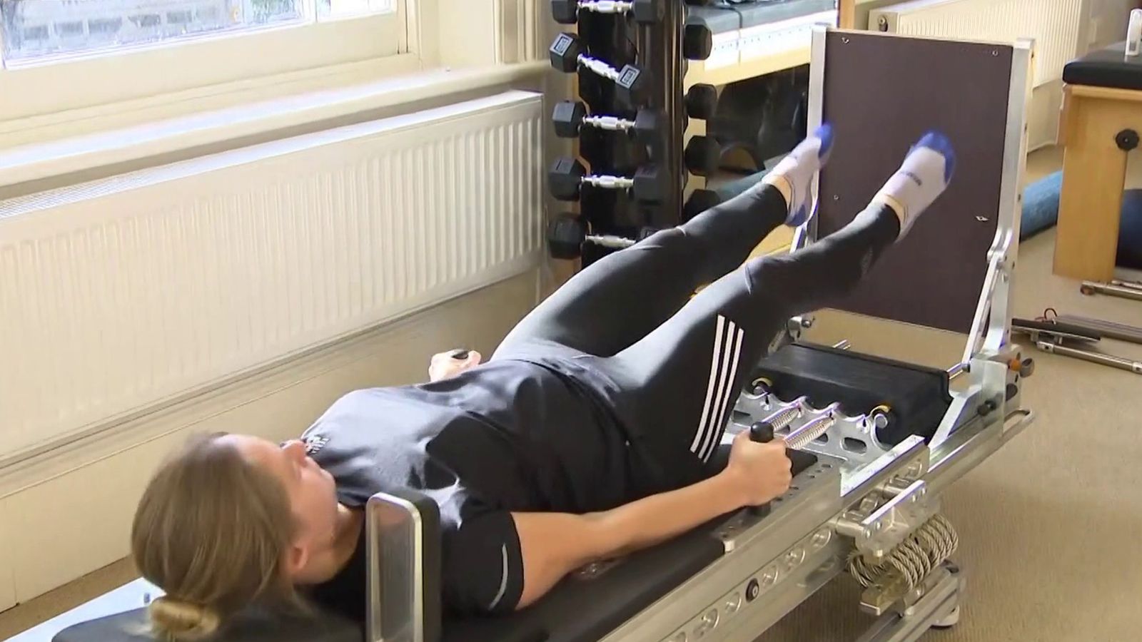 Space exercise machine could help astronauts | News UK Video News | Sky ...