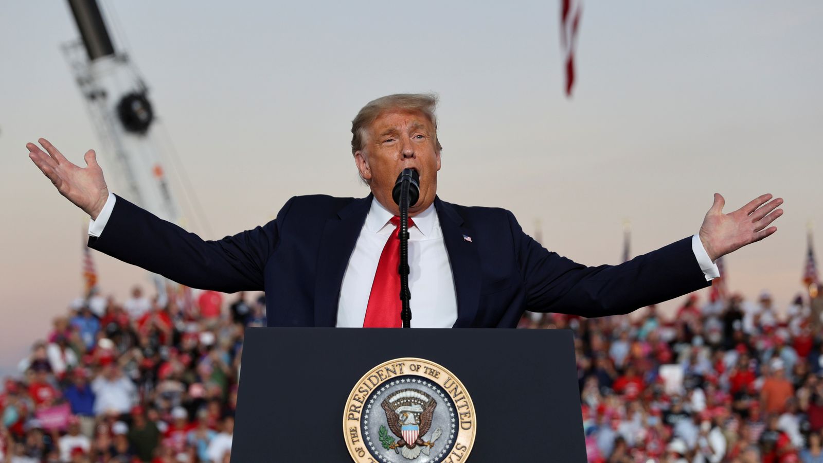 US Election 2020: Donald Trump returns to campaign trail feeling ...