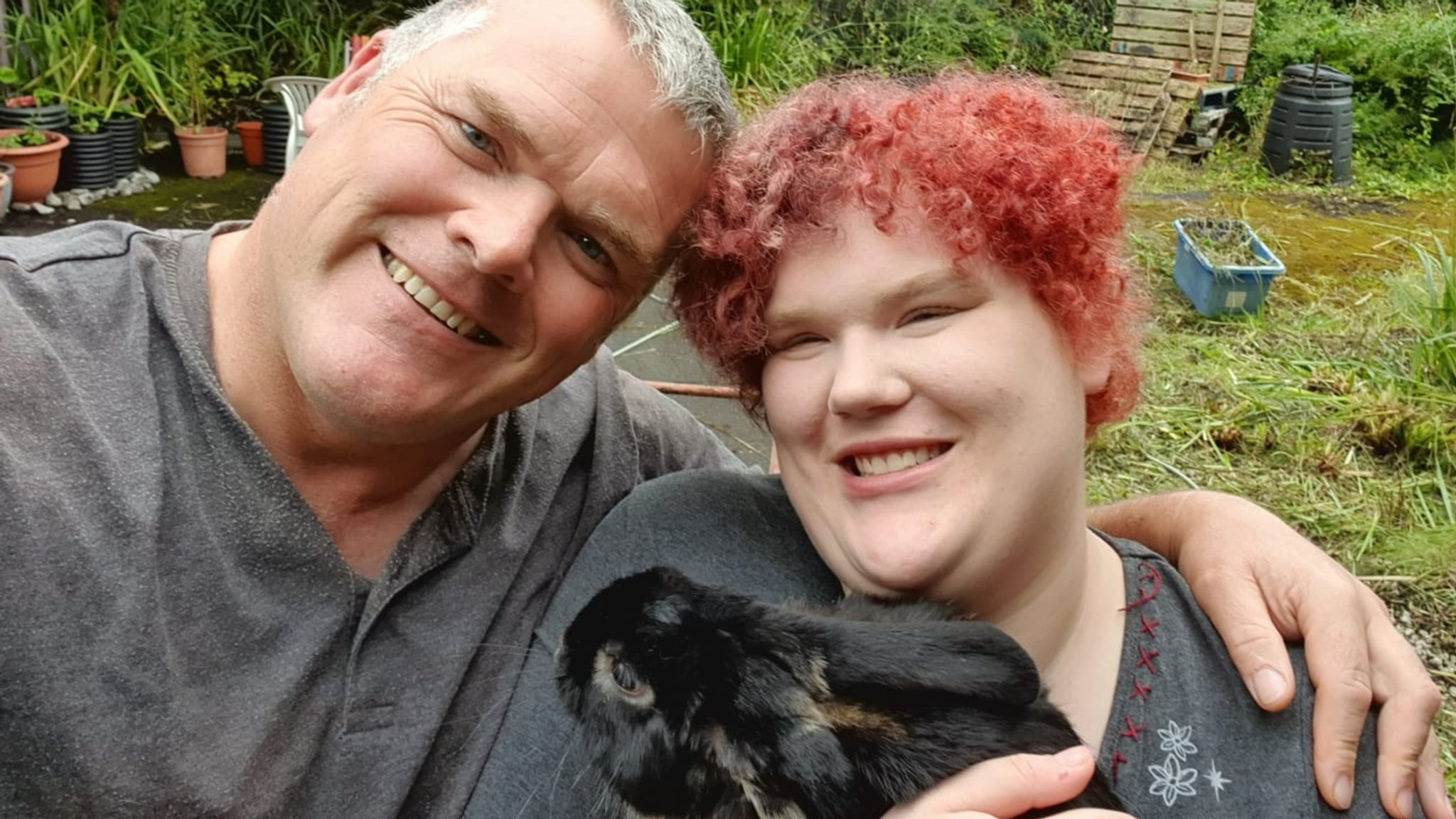 Autistic teen who was locked up 24/7 now loves hair dye, gardening and ...