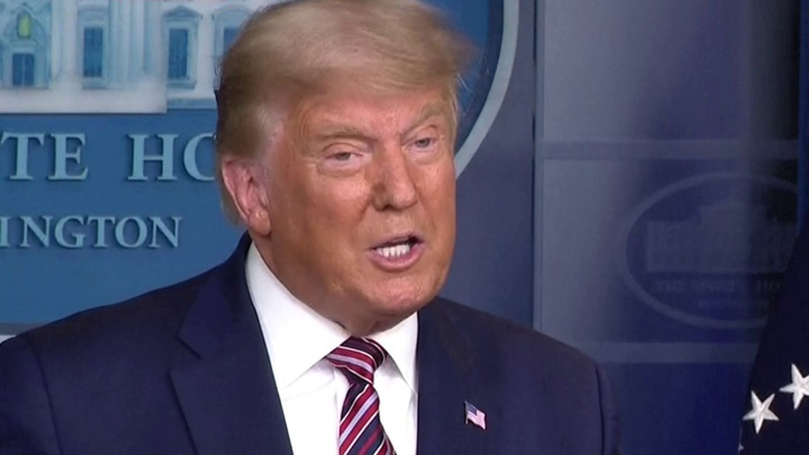 US election: Trump says he's defending the integrity of the election ...