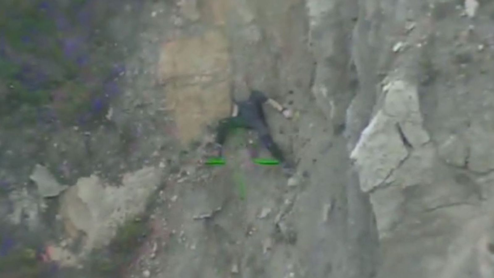 Coastguard rescues man stuck 70ft up Dorset cliff | UK News | Sky News