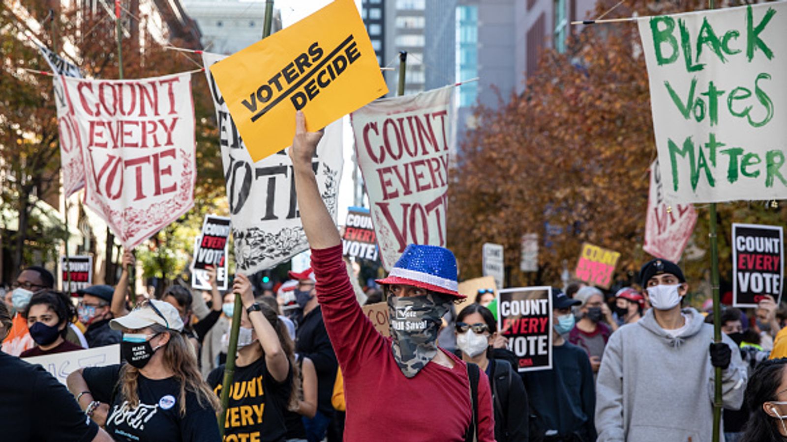 US election 2020: 'Count every vote' protests sweep cities as Trump ...