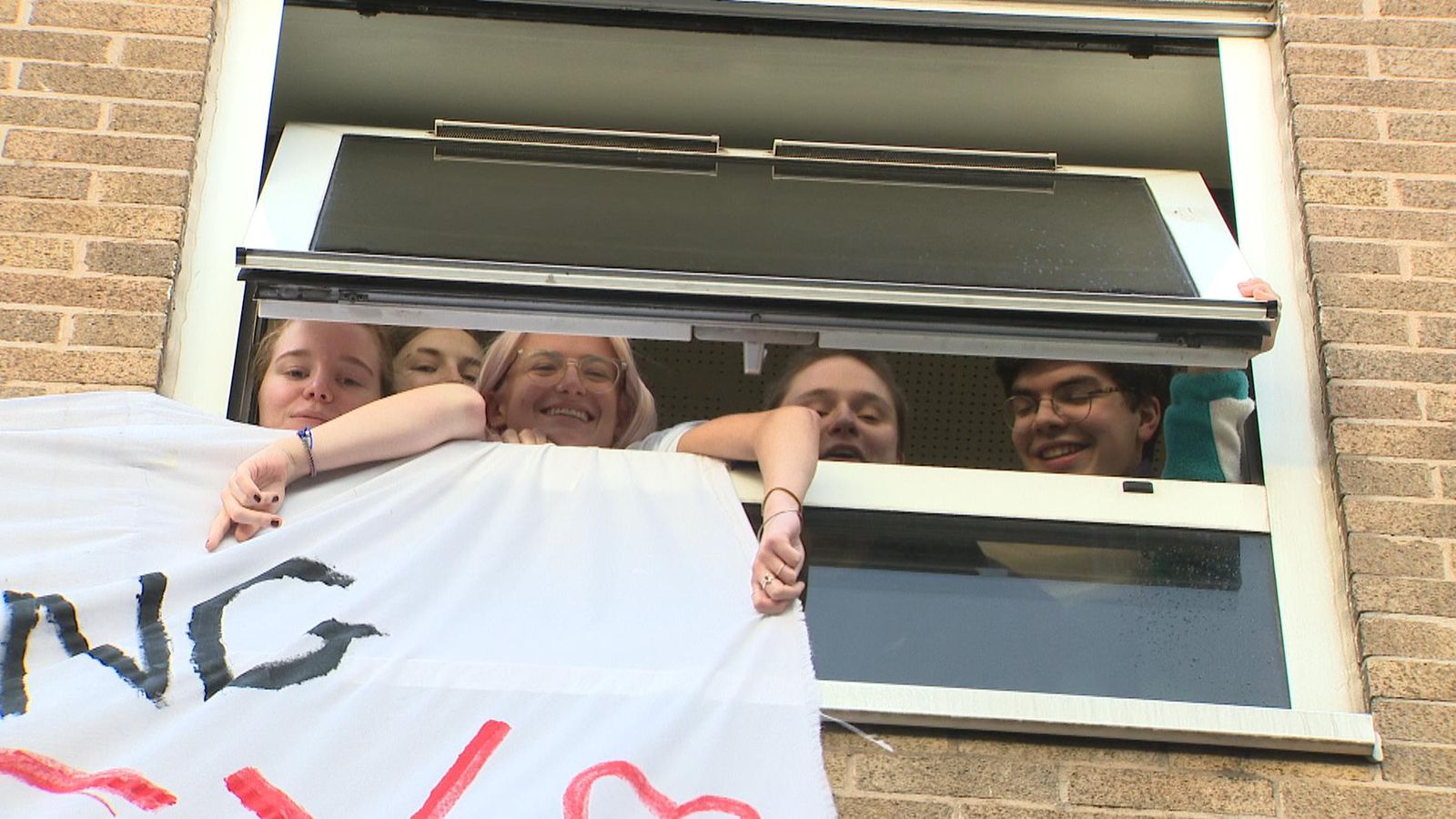 COVID-19: Students striking in Manchester University | UK News | Sky News