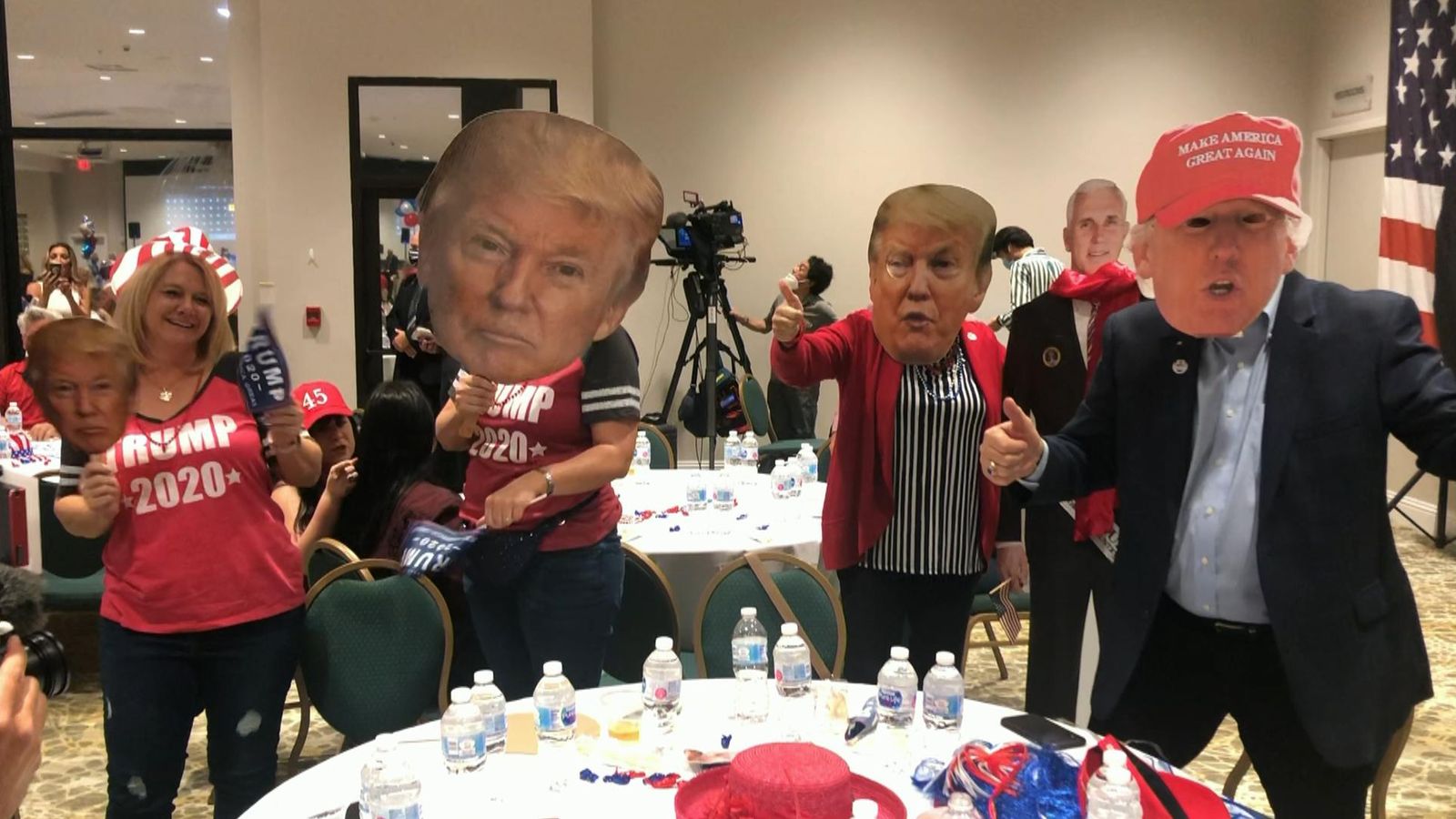 US election: Supporters of Trump excited in Florida | US News | Sky News