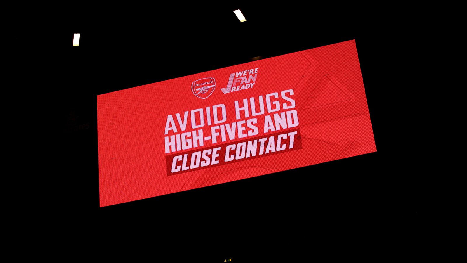 COVID-19: Arsenal take the lead in welcoming fans back after 271 days ...