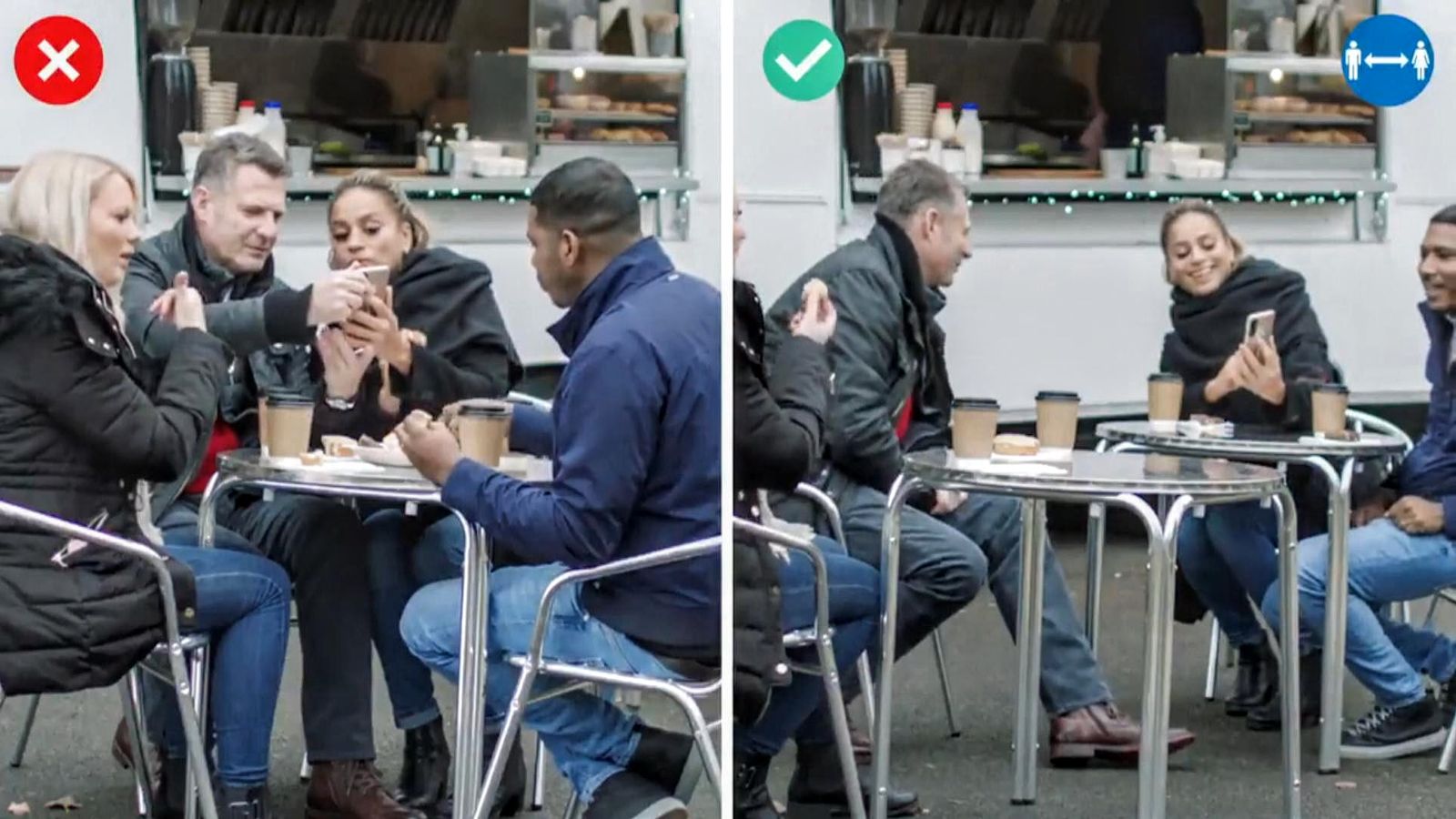 COVID-19: Government advert on how to socially distance | UK News | Sky ...