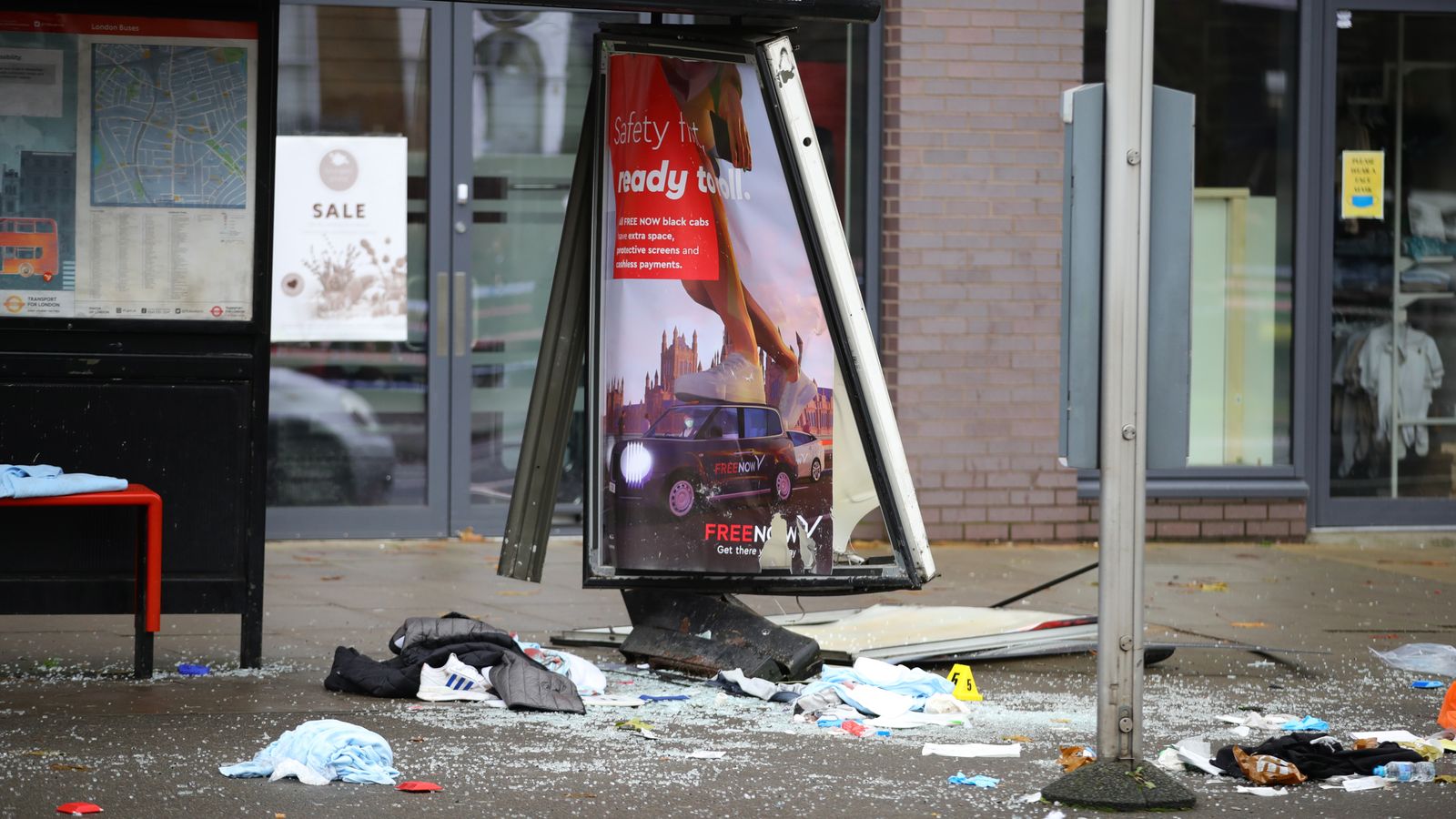 Hackney crash: At least five people injured after car mounts pavement ...