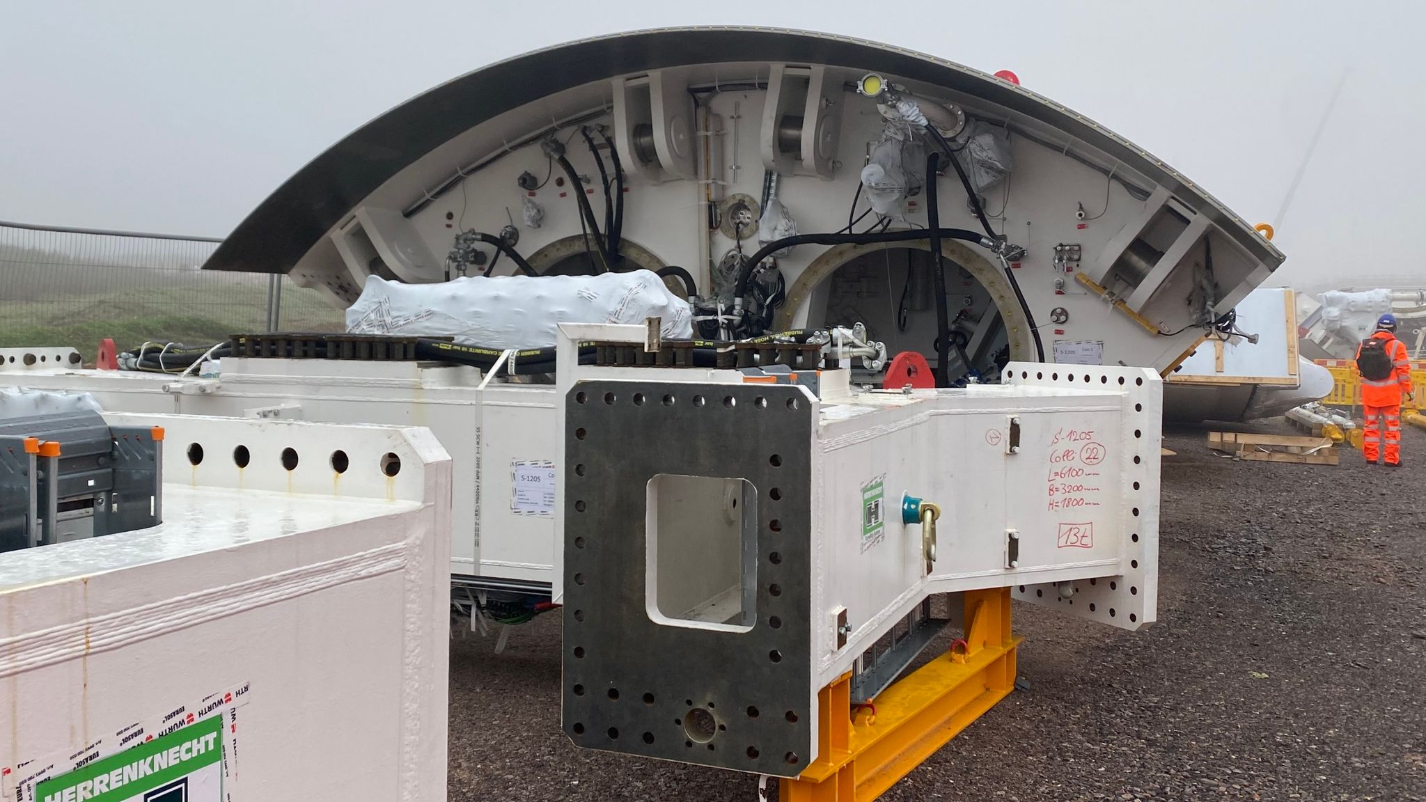 HS2: First tunnelling equipment for railway project arrives in UK | UK ...