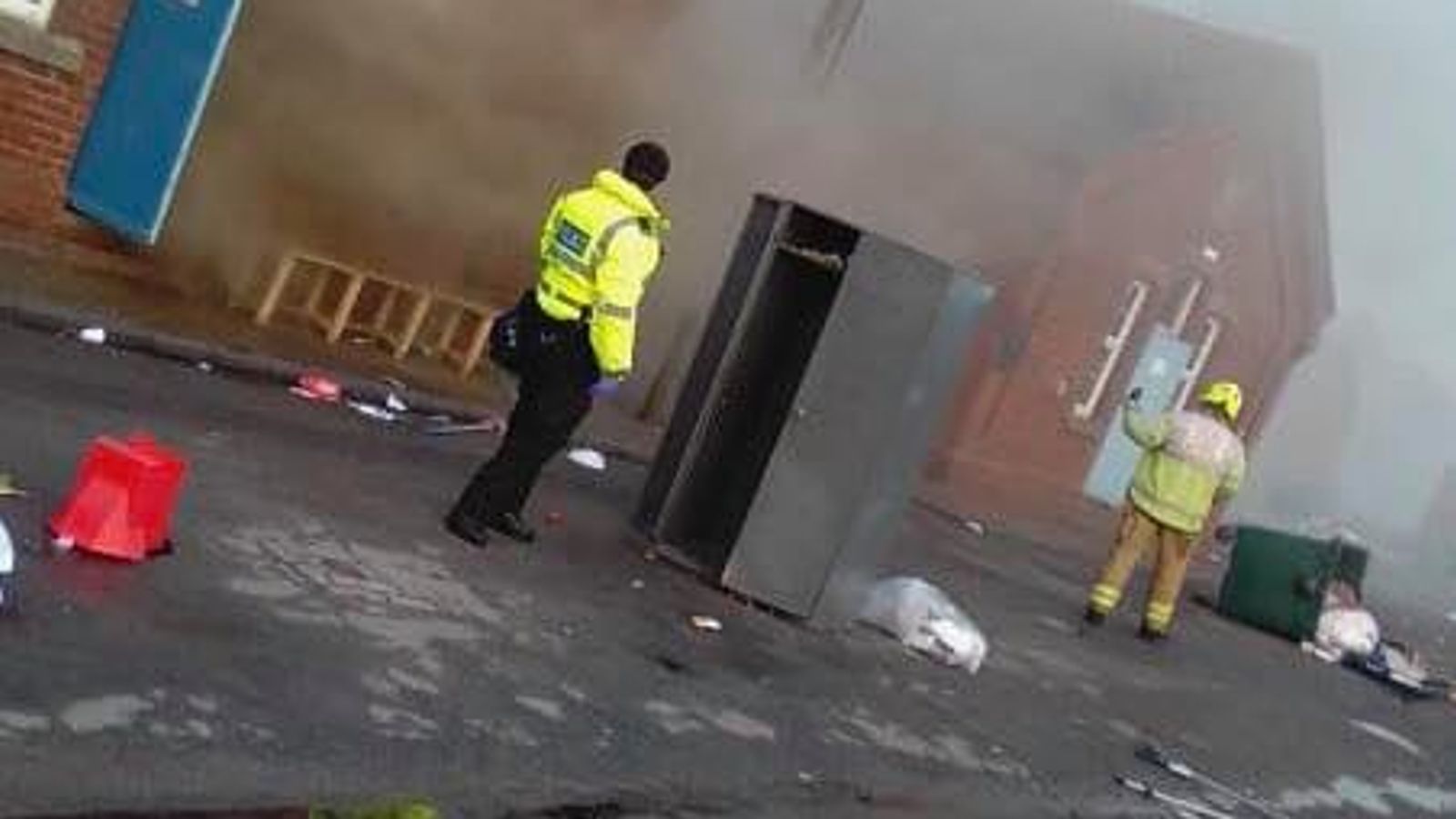Kent: Arson investigation launched after fire breaks out at former army ...