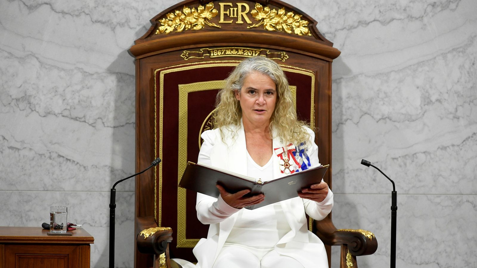 Julie Payette: Queen's representative in Canada quits amid bullying claims | World News | Sky News