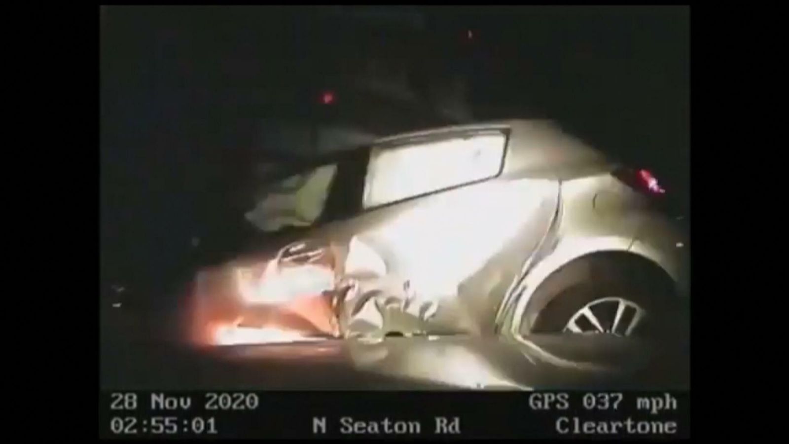 Northumbria Police ram dangerous driver after high-speed pursuit | UK ...