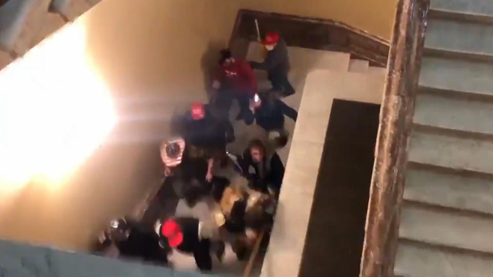 Trump supporters inside the Capitol building | US News | Sky News
