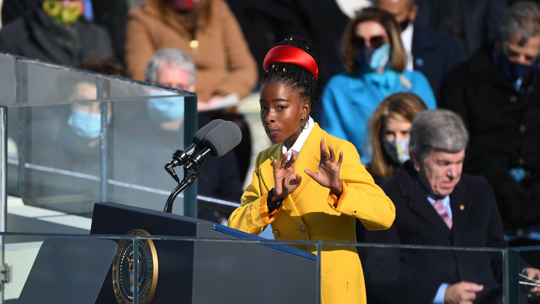 Amanda Gorman felt 'enormous responsibility' to reflect on US Capitol ...