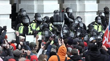 In pictures: Pro-Trump mob storms the Capitol | World News | Sky News