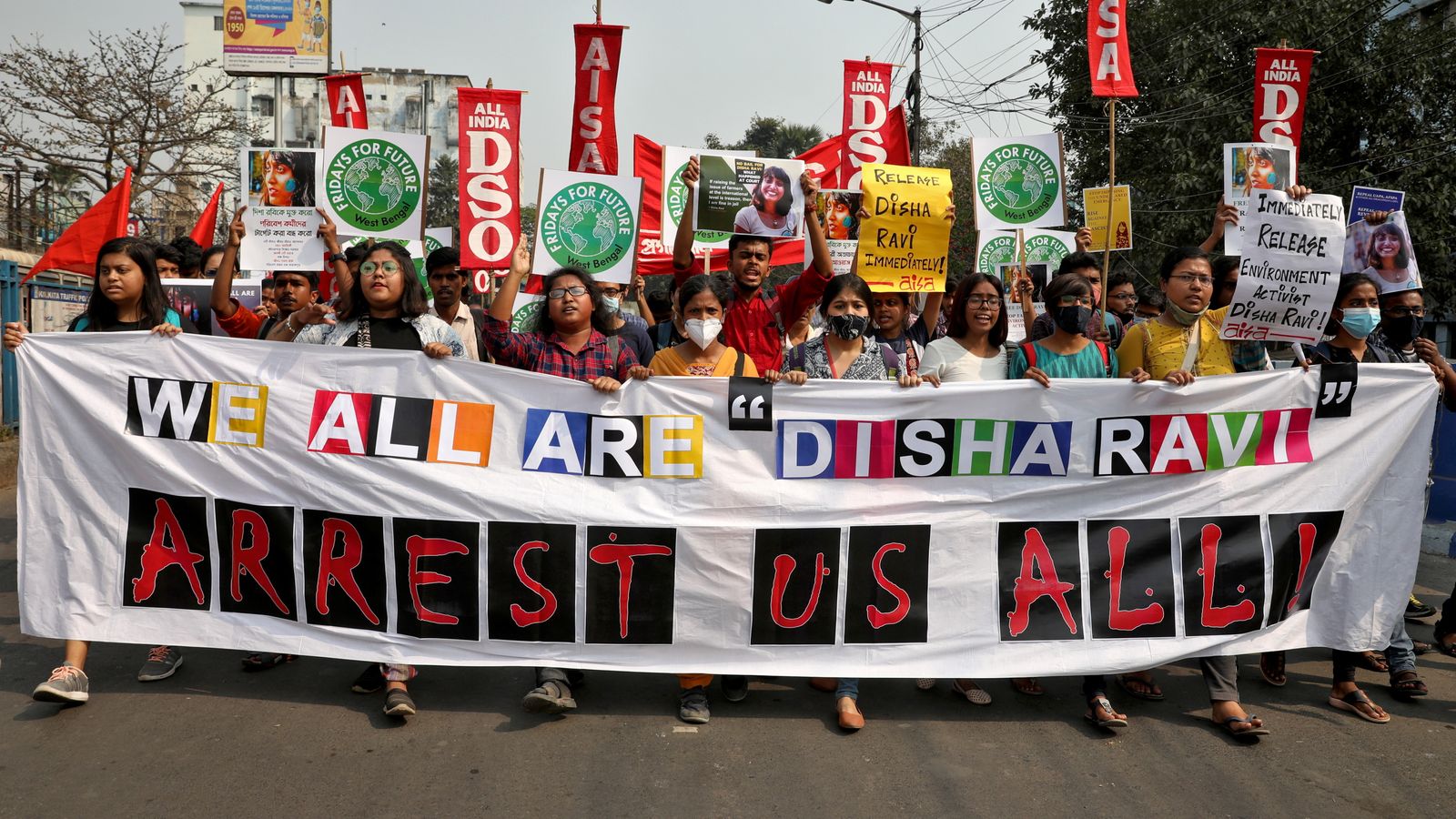 Disha Ravi: Indian climate activist granted bail 10 days after being ...