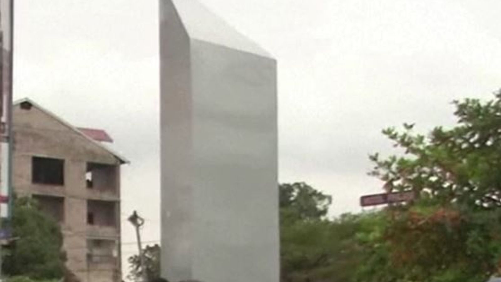 Monolith returns... this time in Congo | Offbeat News | Sky News