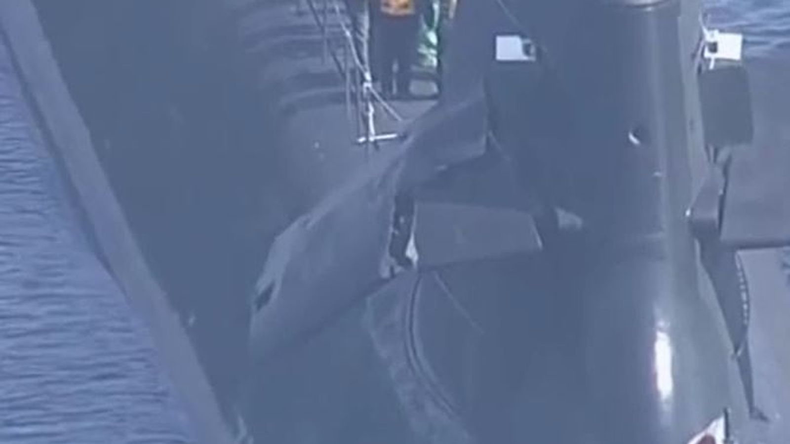 Japanese submarine damaged after crash with ship while surfacing ...